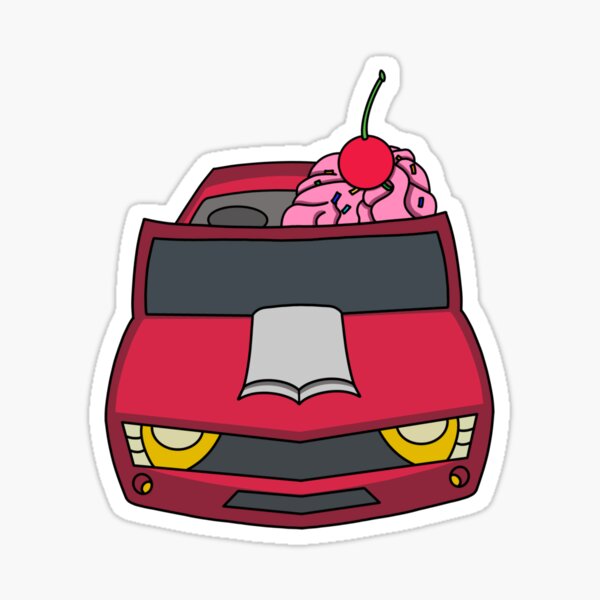 "Sundae Driver" Sticker for Sale by mattlillis13 | Redbubble