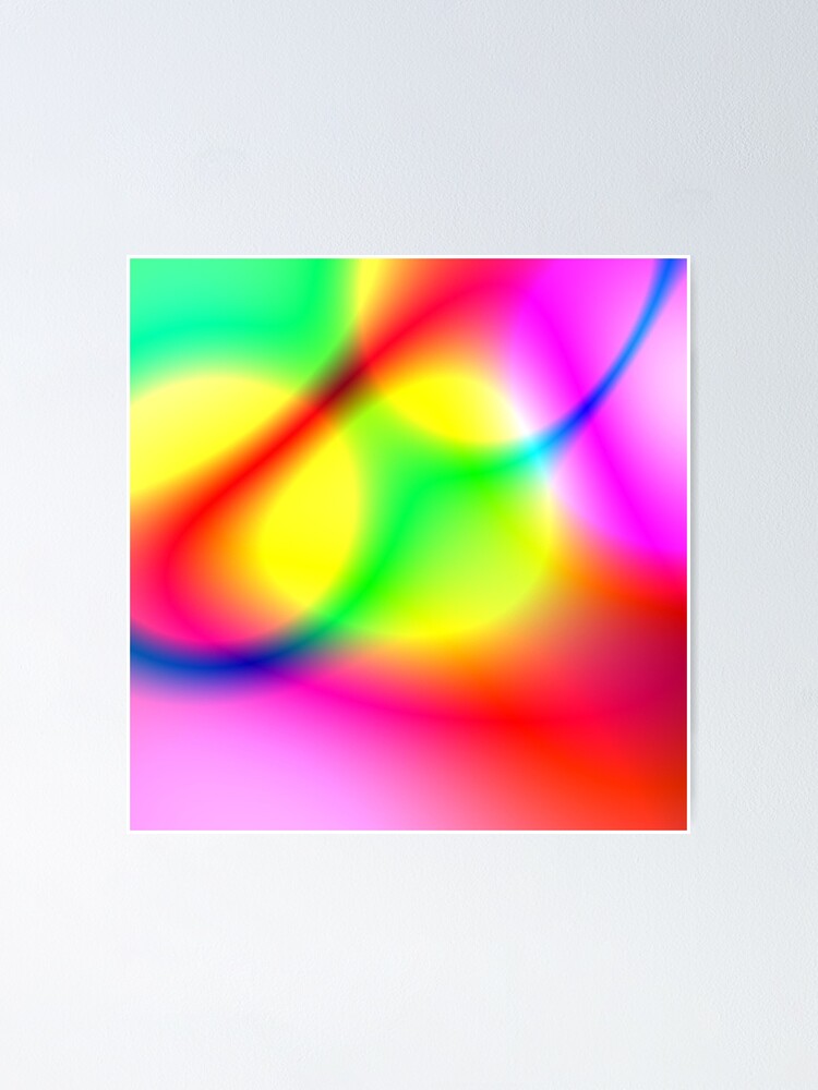 "Spotlight-Farbmuster (grünes Chaos)" Poster von Leo-Fein | Redbubble