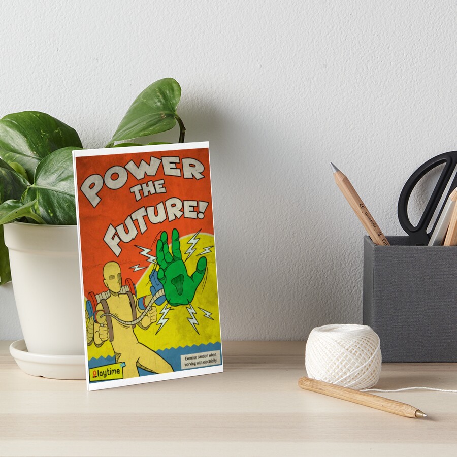 "Power The Future Poppy Playtime Chapter - 2" Art Board Print by Ani ...