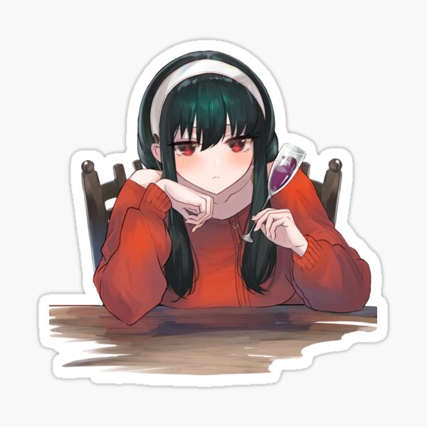 " Yor Forger" Sticker by Animelove1000 | Redbubble