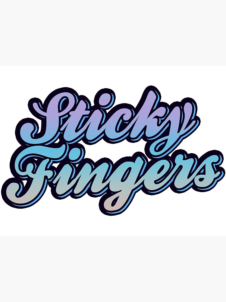 "Sticky Fingers art" Poster for Sale by Brewsoup | Redbubble