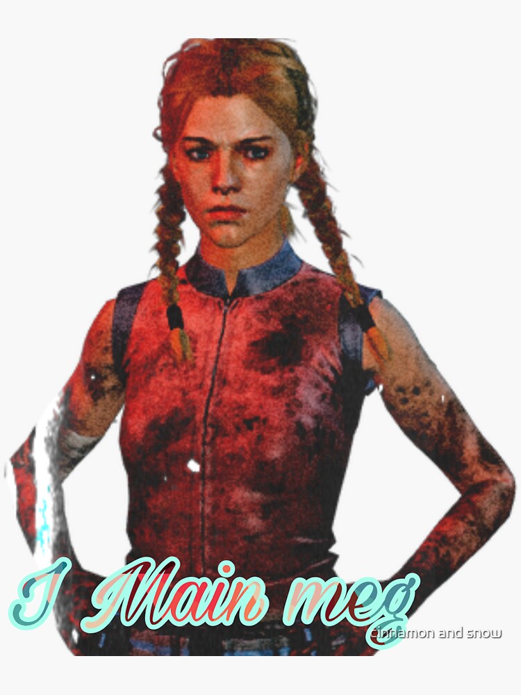 "Meg thomas " Sticker by 12Alishbamunir | Redbubble