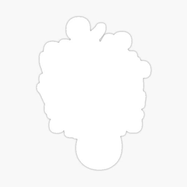 "o logo white" Sticker by kejason | Redbubble