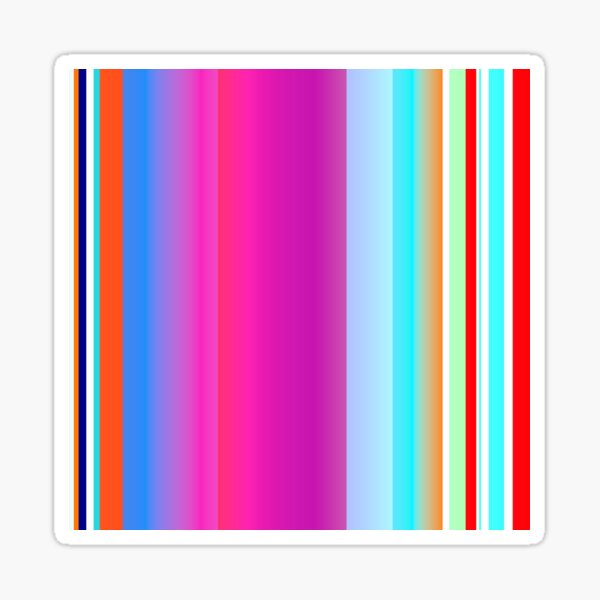 "straight lines | colorful straight lines" Sticker for Sale by lausn ...