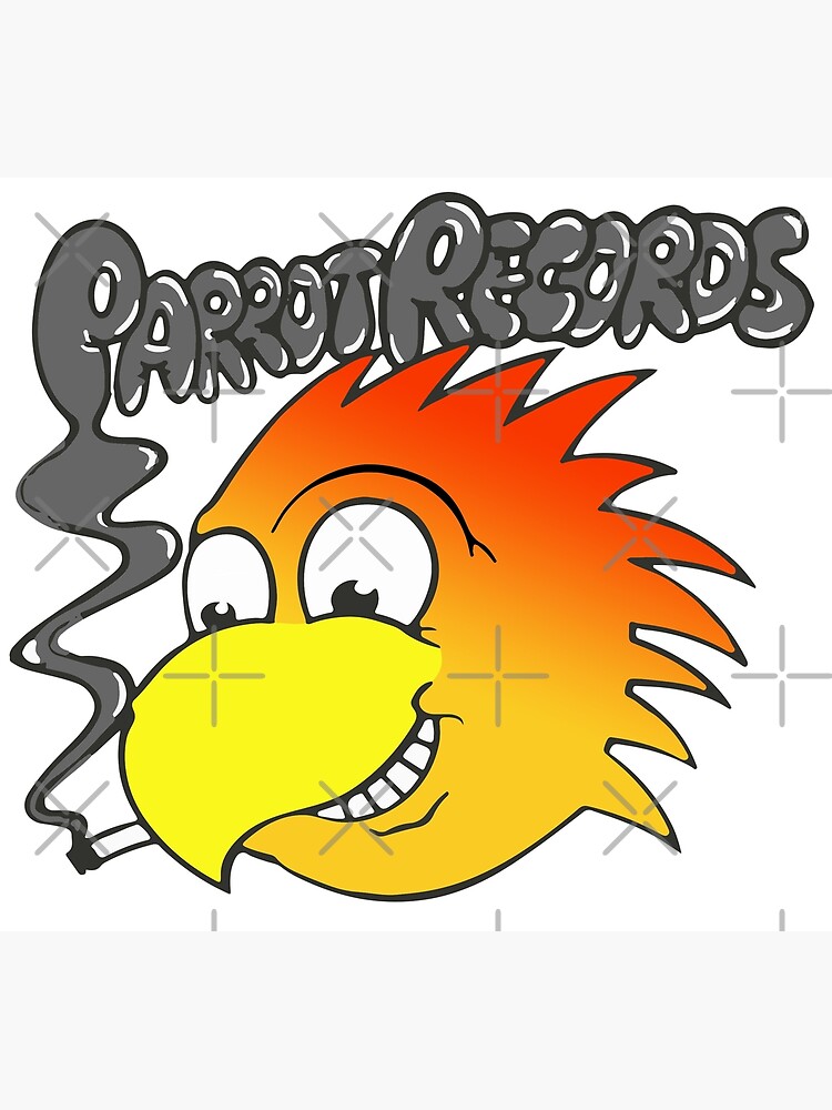 "Parrot Records retro design, remastered v3 in full colour!" Poster by ...