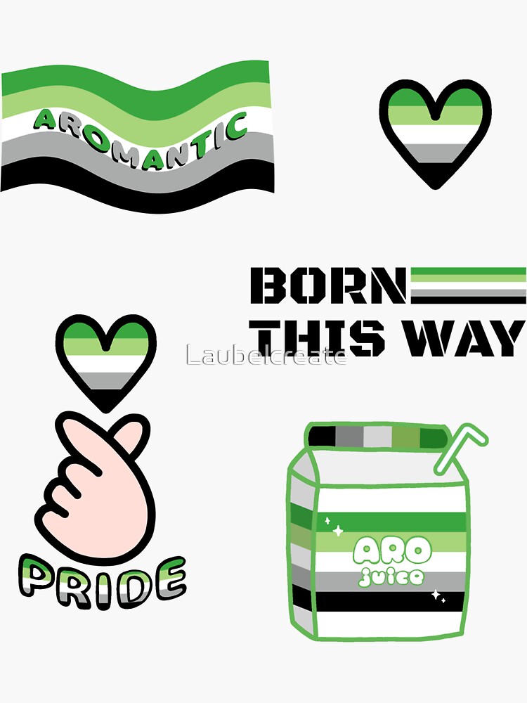 "ARO Sticker pack" Sticker by Laubelcreate | Redbubble