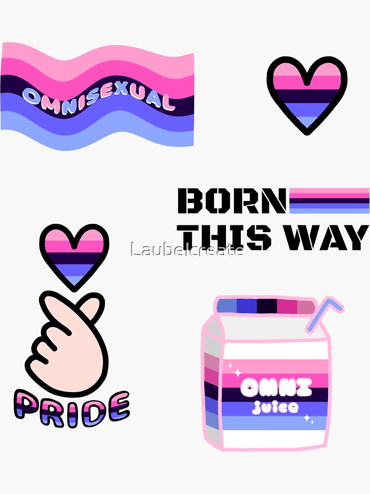 "OMNI Sticker pack" Sticker by Laubelcreate | Redbubble