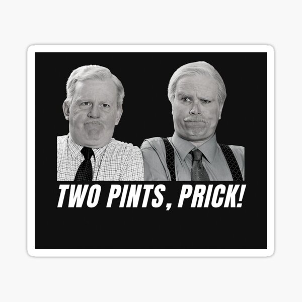 Pegatina «Two Pints Prick Jack y Victor Banter - Blanco» de ...