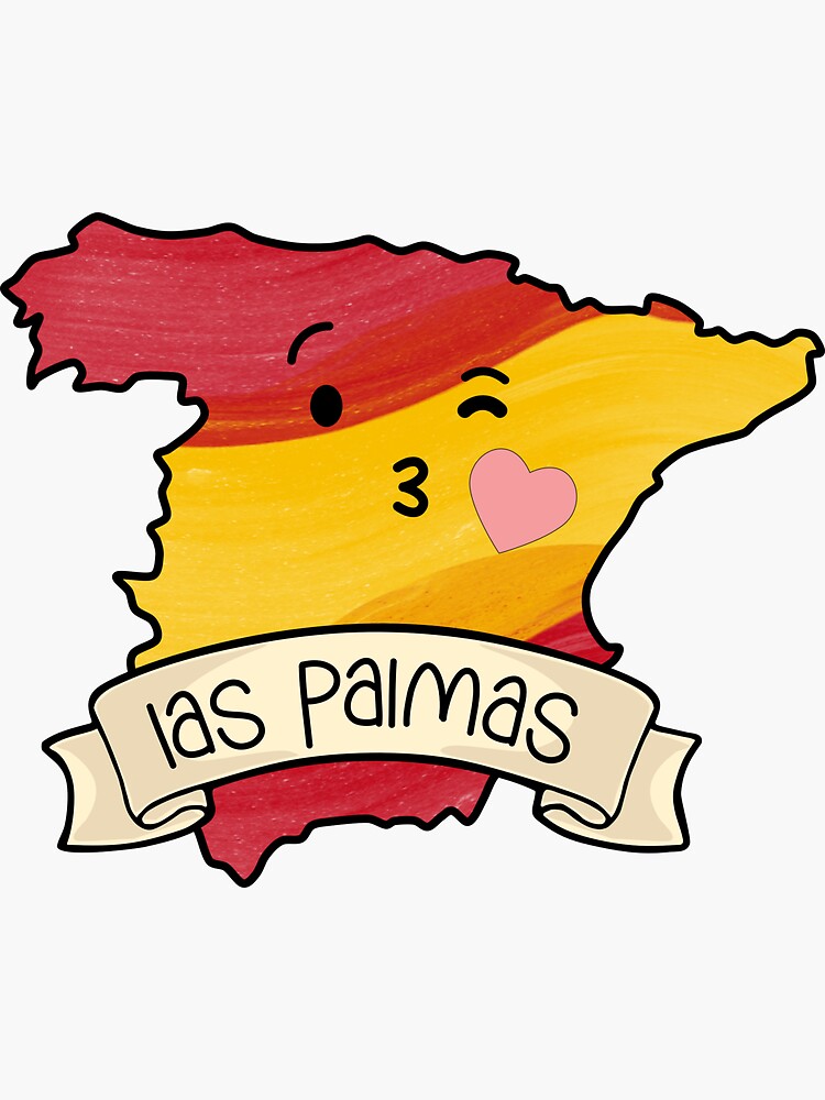 "Las Palmas" Sticker by WordsMaps | Redbubble
