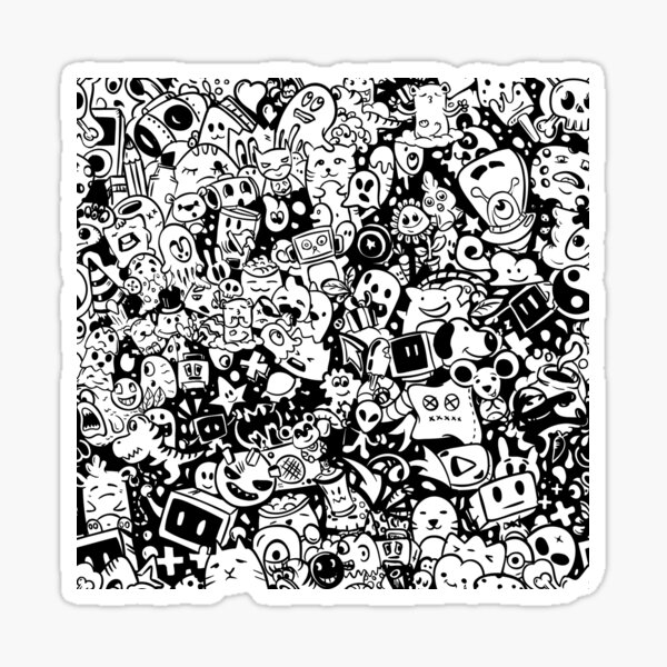 "Doodle. Anime minimalist" Sticker for Sale by legaevis | Redbubble