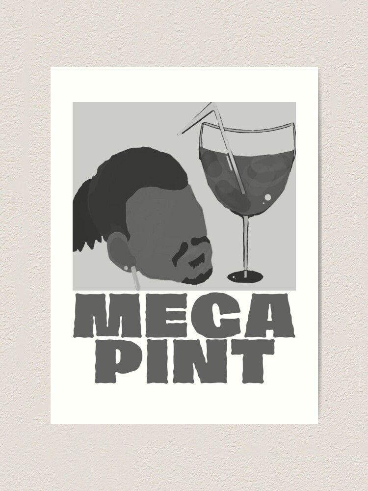 "Johnny Depp Mega Pint Meme" Art Print for Sale by vanrao | Redbubble