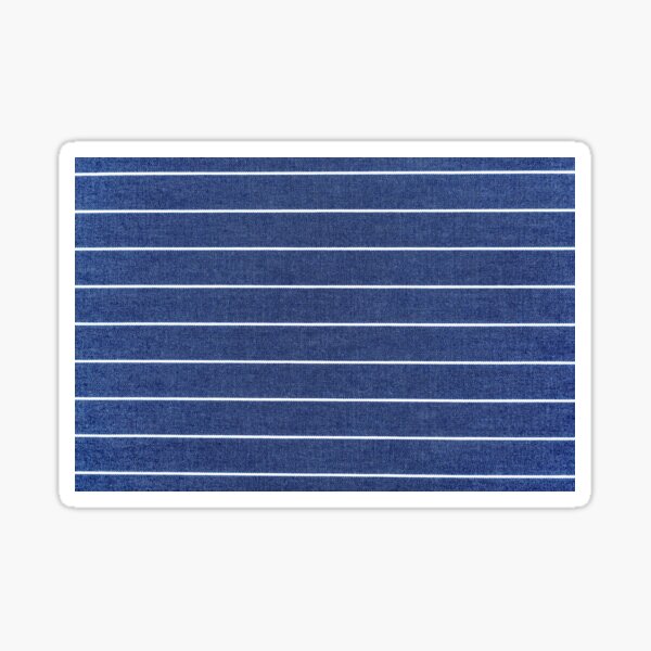 "Navy Blue Stripes" Sticker for Sale by newburyboutique | Redbubble