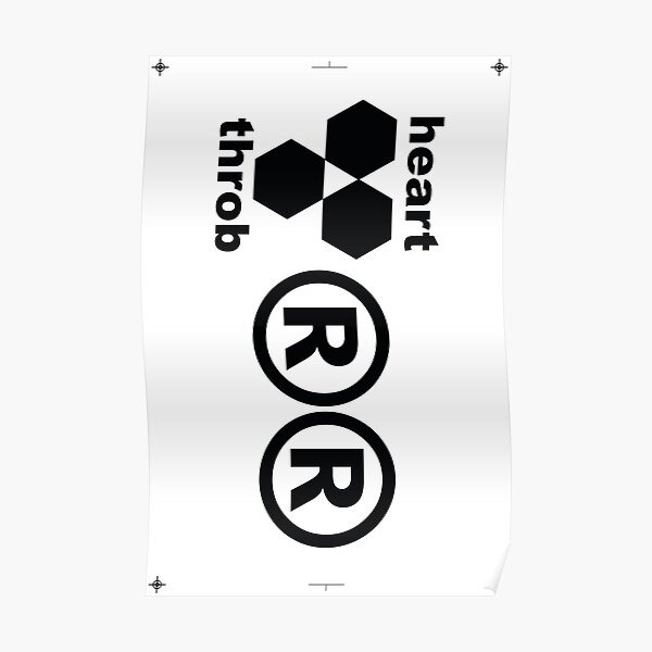 "Heart Throb by Cichon Cult" Poster for Sale by cichoncult | Redbubble