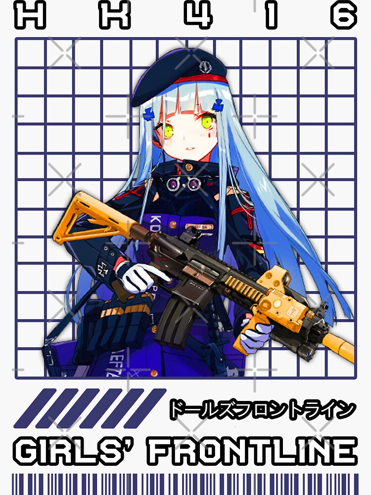 "DOLLS FRONTLINE - GIRLS FRONTLINE" Sticker for Sale by RECBLACK ...