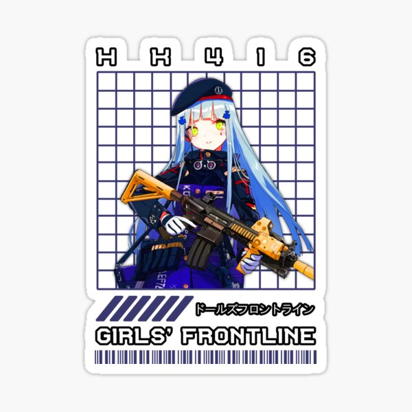 "DOLLS FRONTLINE - GIRLS FRONTLINE" Sticker for Sale by RECBLACK ...