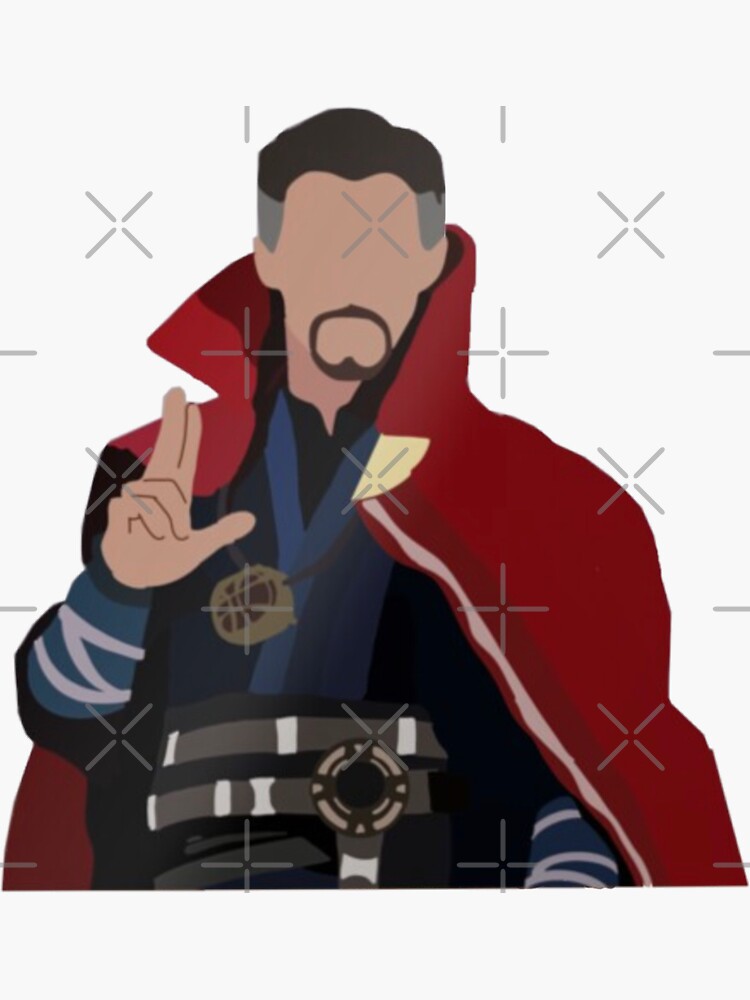 "dr strange " Sticker for Sale by marvelposters | Redbubble