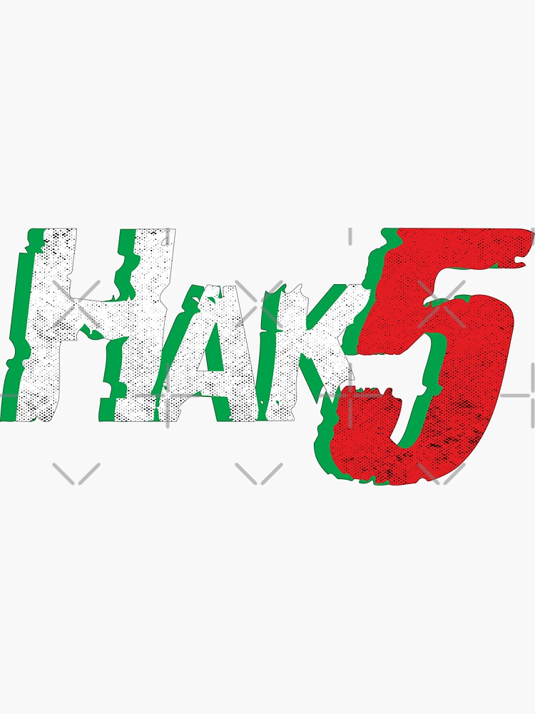 "HAK5" Sticker by illustrassimo | Redbubble