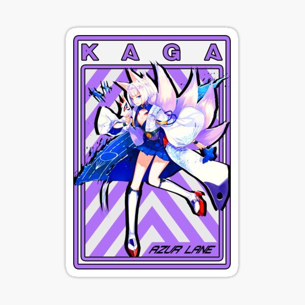 "AZUR LANE - KAGA" Sticker by UNCHMUNCH | Redbubble