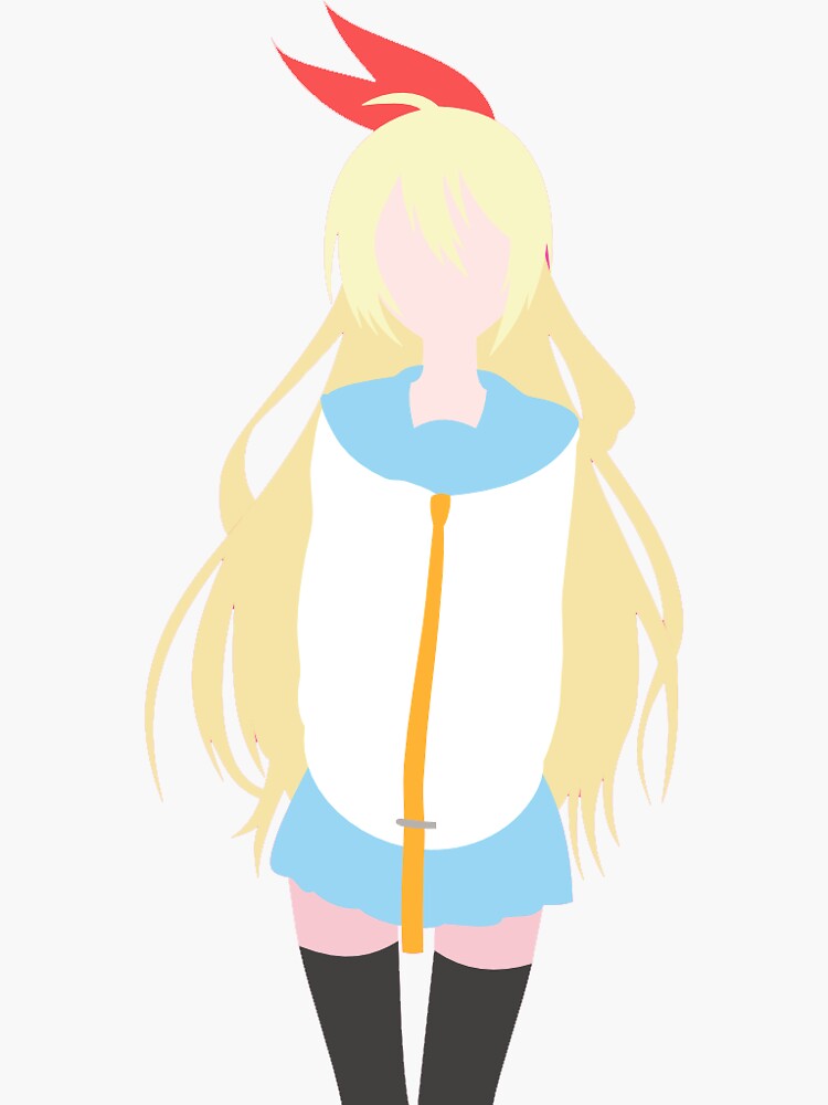 "Chitoge Kirisaki(Chitoge Ichijō ) (anime girl)" Sticker by Clienter ...