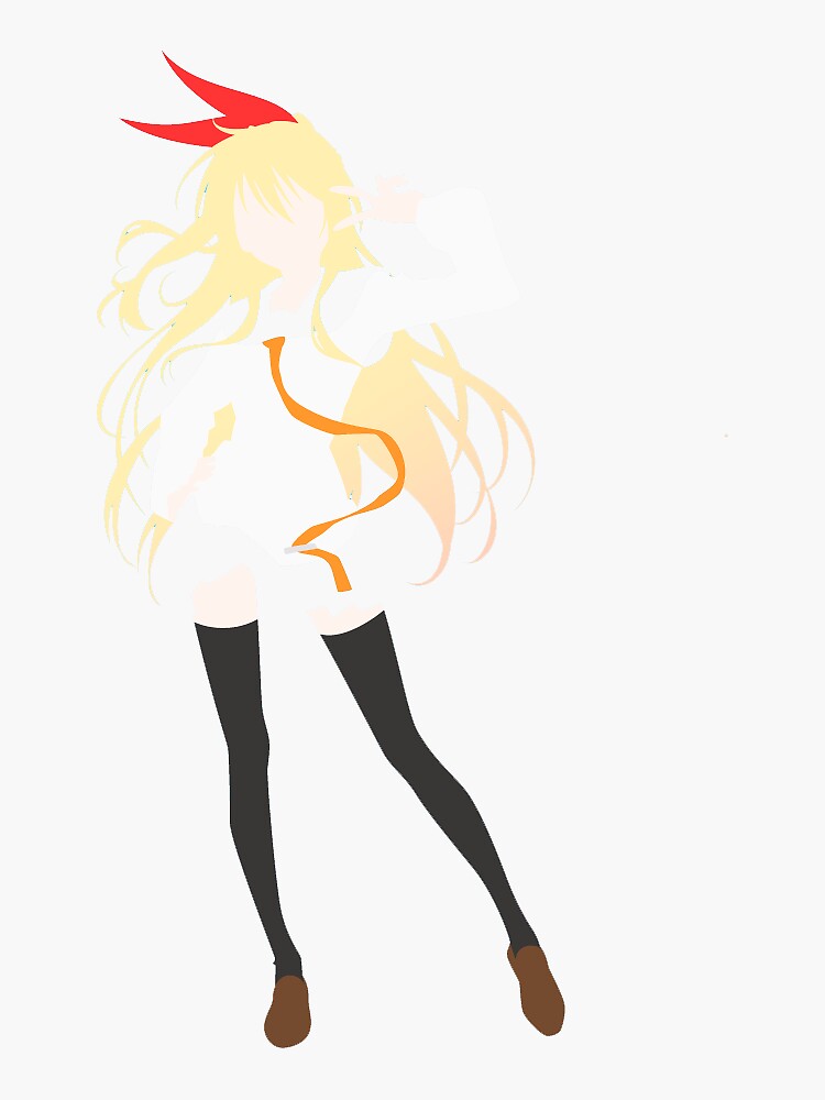 "Chitoge Kirisaki(Chitoge Ichijō ) (anime girl)" Sticker by Clienter ...