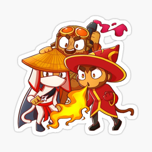 " Monkey Bloons Td 6" Sticker for Sale by tredingin | Redbubble