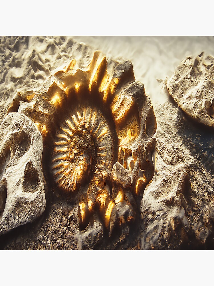 "Fossil" Sticker by Treetopsun | Redbubble