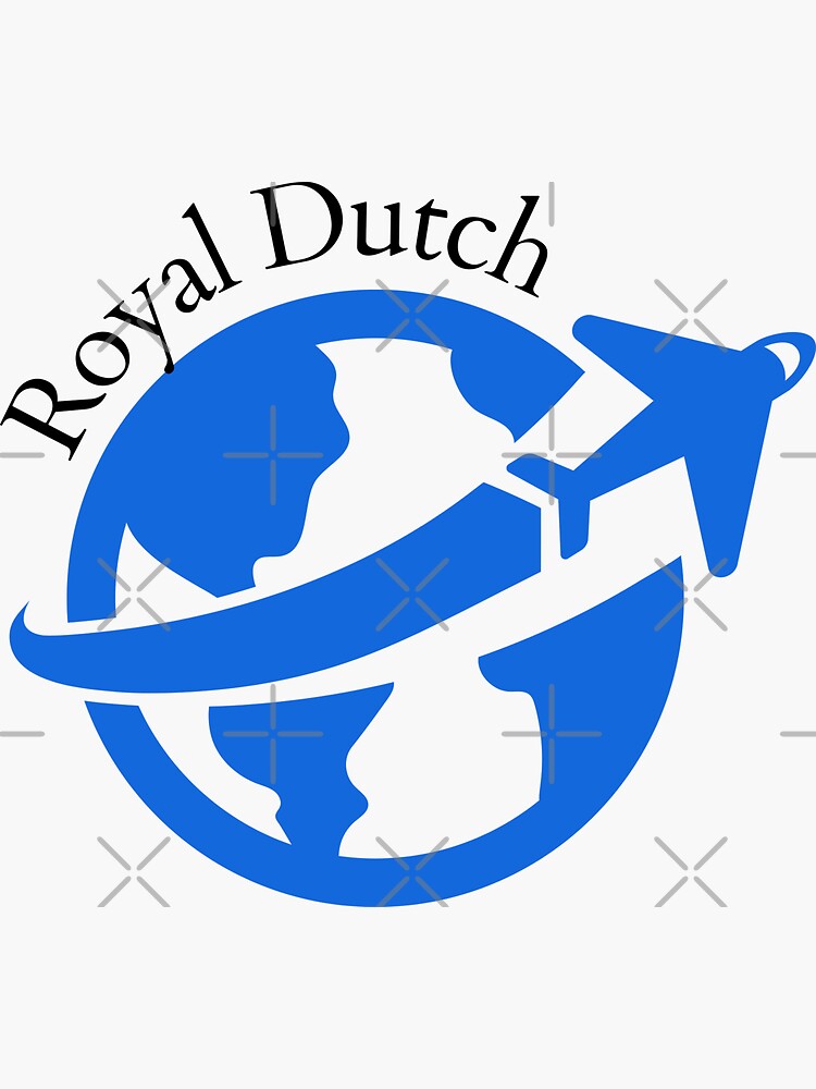 "KLM Royal Dutch Airlines" Sticker by Pixelish | Redbubble