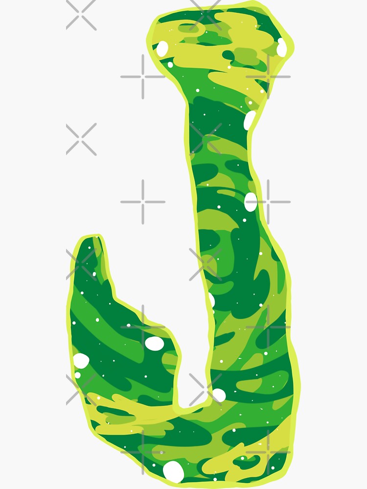 "Portal letter J" Sticker for Sale by azracaus | Redbubble
