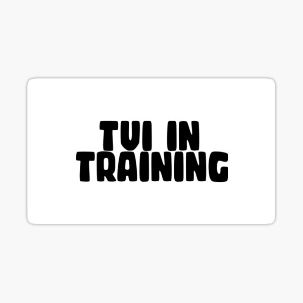 "TVI in Training " Sticker by Ecaptvi | Redbubble