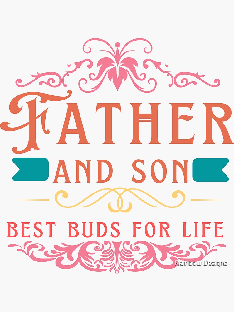 Pegatina «Padre e hijo Best Buds For Life - Día del padre 2022» de ...