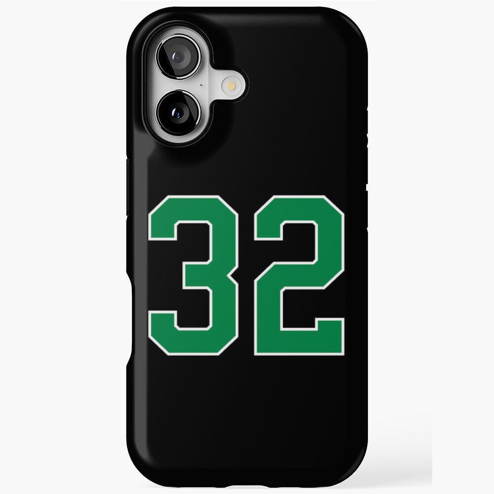 "32 number, green lucky sports thirty two" Sticker for Sale by ...