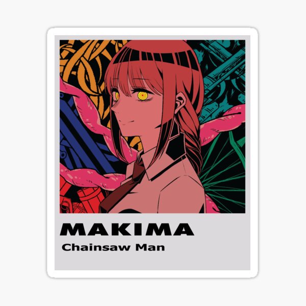 "MAKIMA" Sticker for Sale by Perfect0 | Redbubble