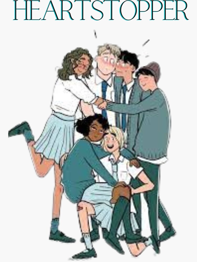 "heartstopper" Sticker by PRINTYDESING1 | Redbubble