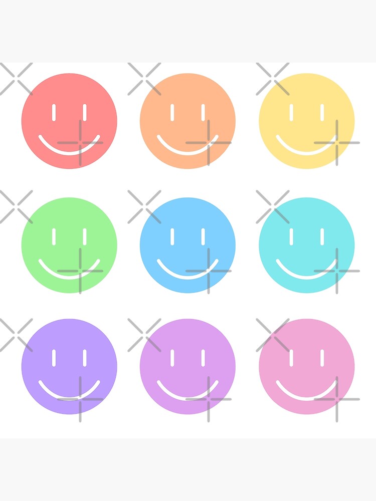 "Smiley (PACK)" Poster for Sale by tangelos | Redbubble