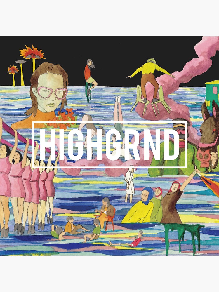 "Highgrnd - Hyukoh" Sticker by strdusts | Redbubble