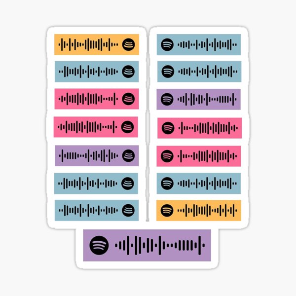 "15 Music Code Sticker" Sticker for Sale by boba2002 | Redbubble