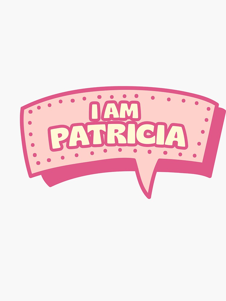 "I am Patricia, Patricia Calligraphy, Gift for Patricia, Custom Gift ...