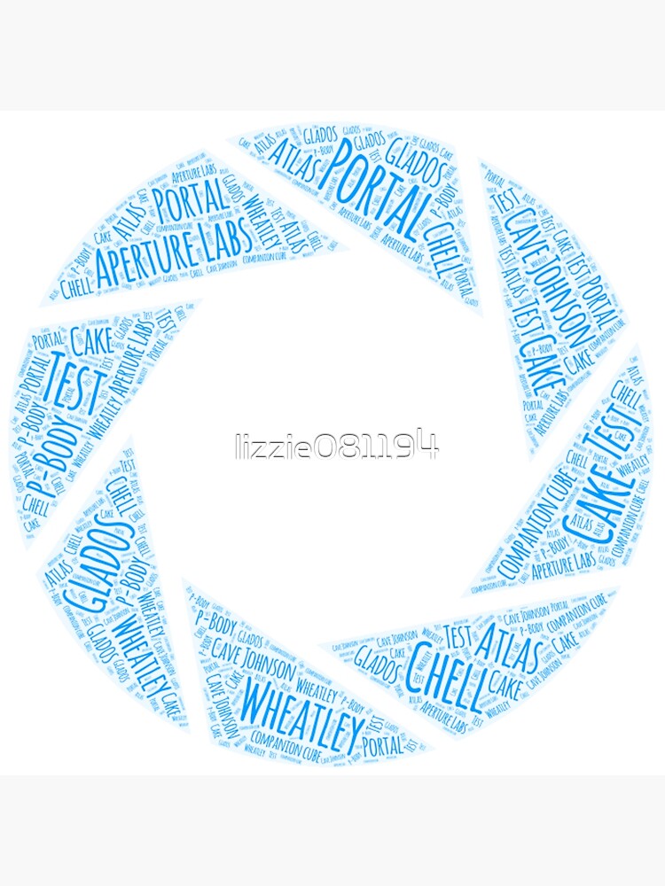 Portal Word Art Premium Matte Vertical Poster Designed & Sold By ...