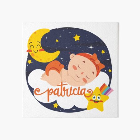 Lámina rígida «Baby Patricia, Patricia Baby Shower, Regalo para ...