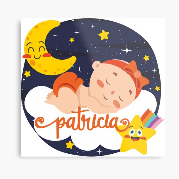 Lámina metálica «Baby Patricia, Patricia Baby Shower, Regalo para ...