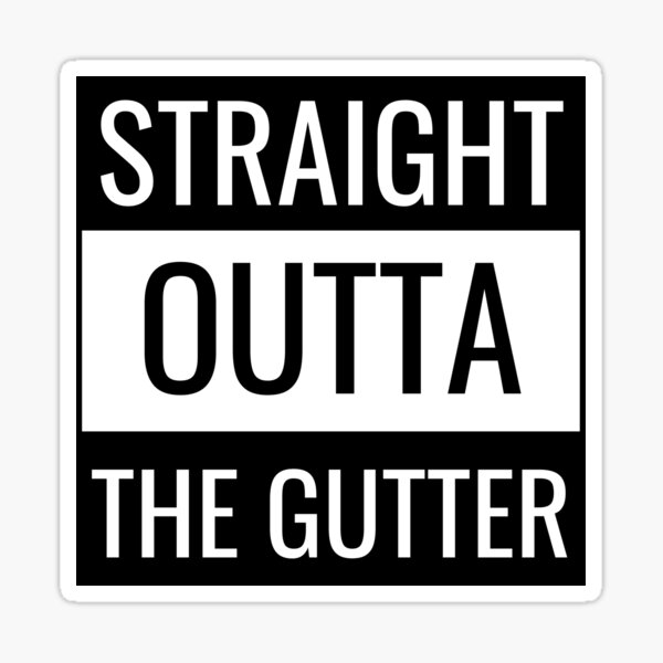 "Straight" Sticker by NirvanaMind | Redbubble