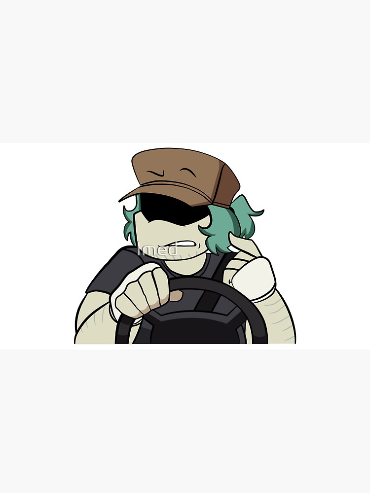 "Friday night funkin garcello drive Sticker - Fnf hazy river" Cap by ...