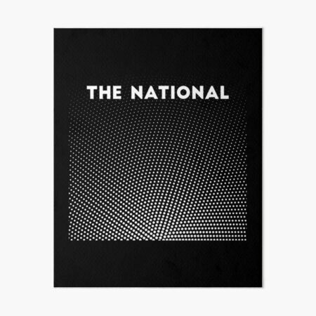 "The National Band Logo " Art Board Print by dorait3du7 | Redbubble