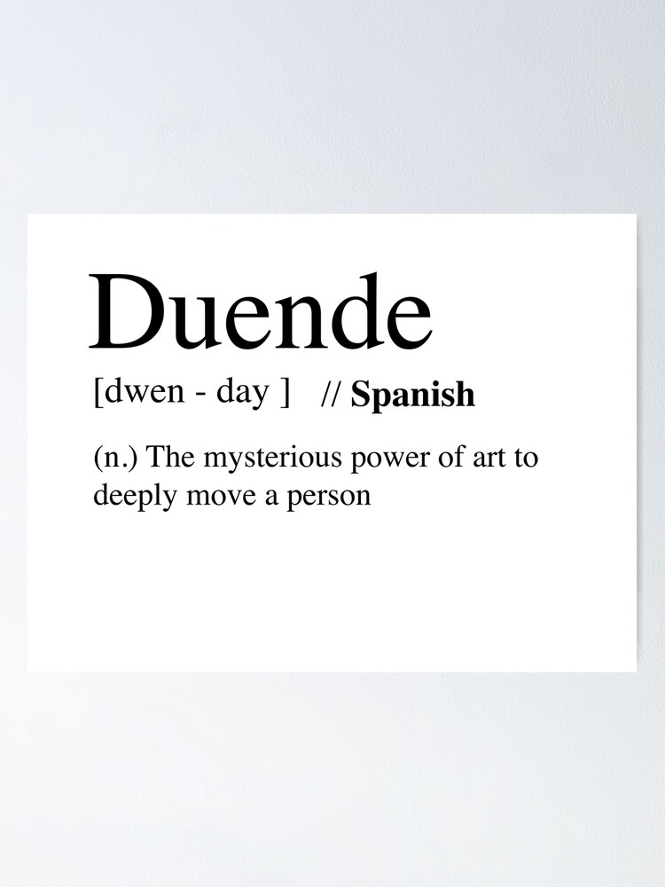 "Duende" Poster for Sale by Loz-illustrator | Redbubble