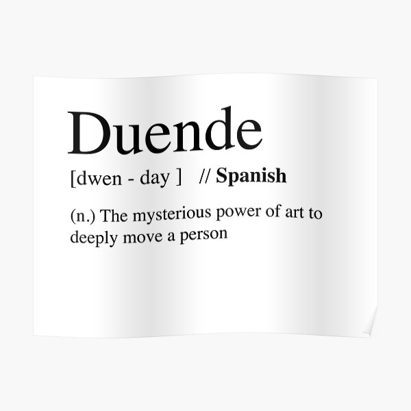 "Duende" Poster for Sale by Loz-illustrator | Redbubble