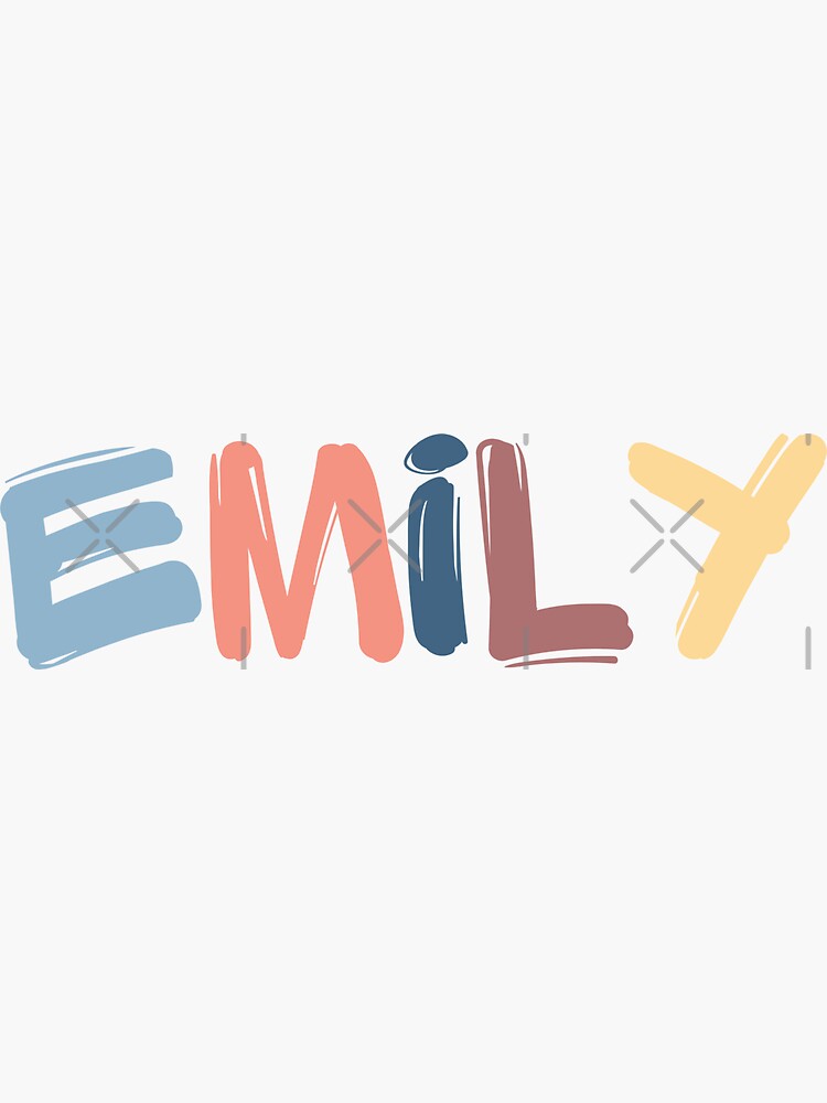 " emily Sticker" Sticker for Sale by boba2002 | Redbubble