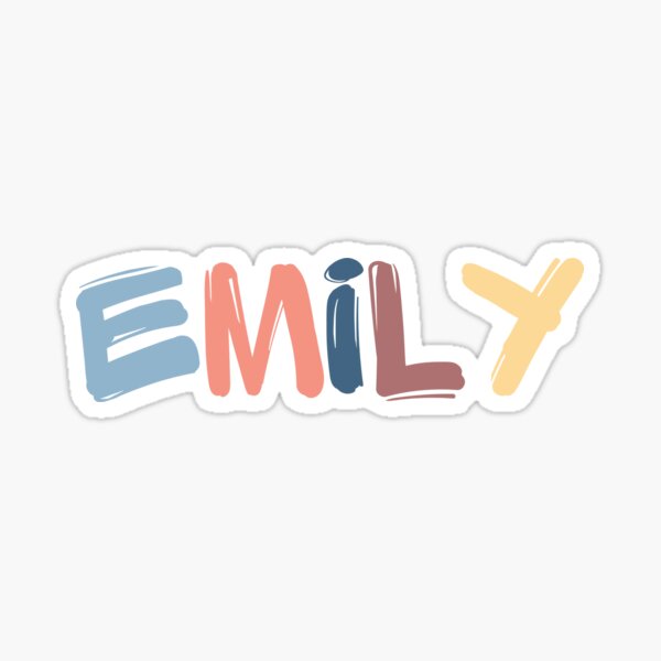 " emily Sticker" Sticker for Sale by boba2002 | Redbubble