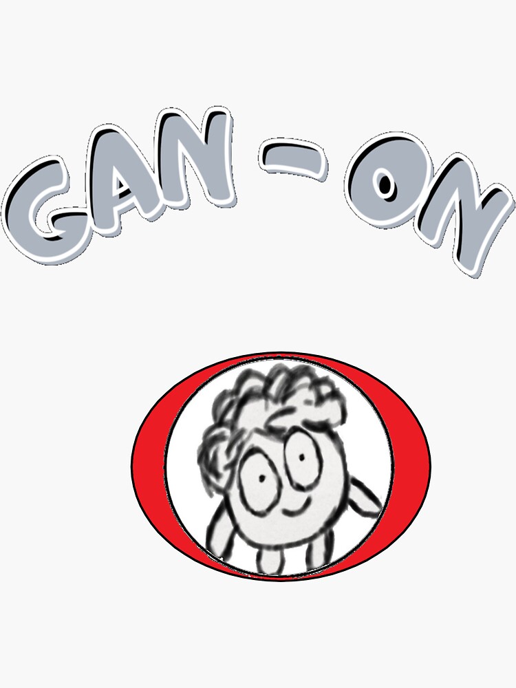 "Gan-on Logo" Sticker for Sale by Gan-on | Redbubble