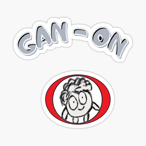"Gan-on Logo" Sticker for Sale by Gan-on | Redbubble