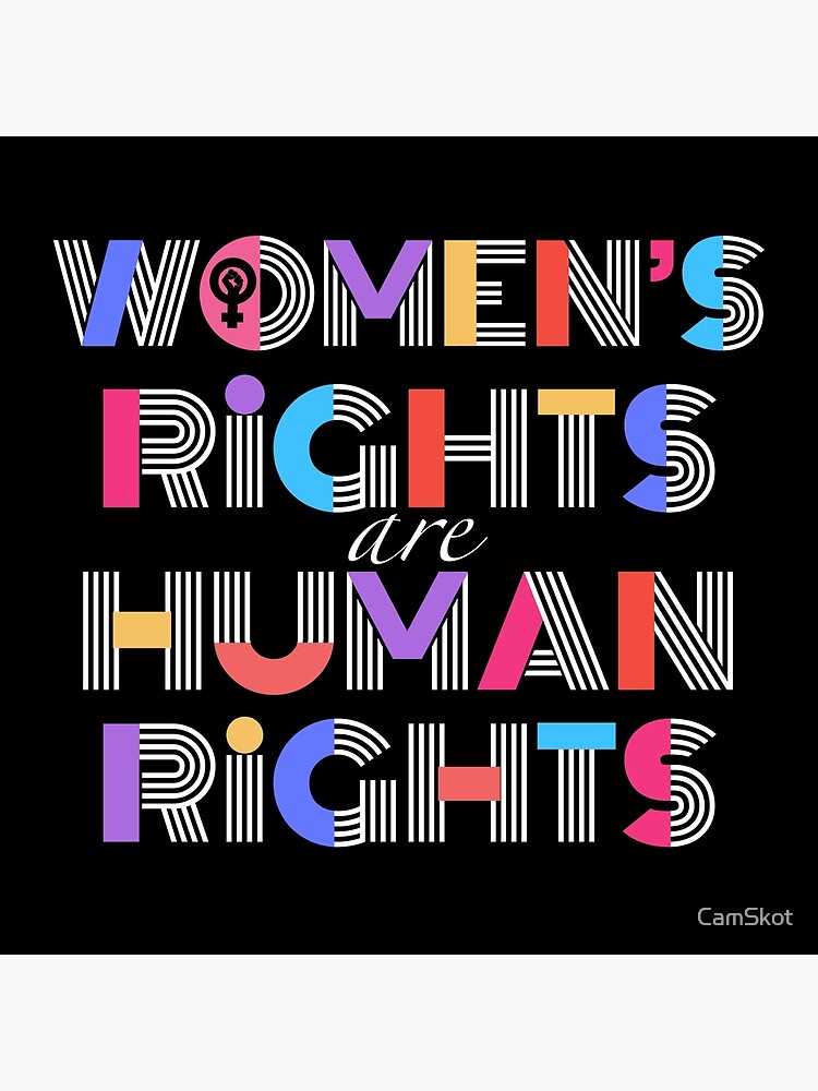 "Women’s Rights Are Human Rights - Pro-choice Design " Poster for Sale ...